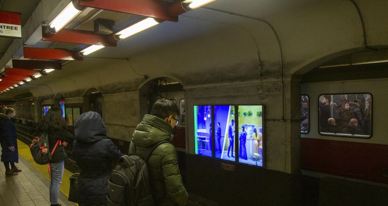 Rail and Subway Station Digital Liveboards in Boston and Cambridge ...