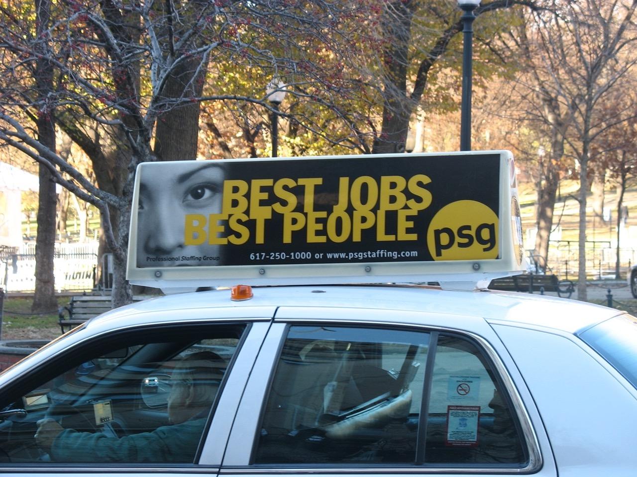 Taxi & Ride-share Advertising - Sage Outdoor Ads